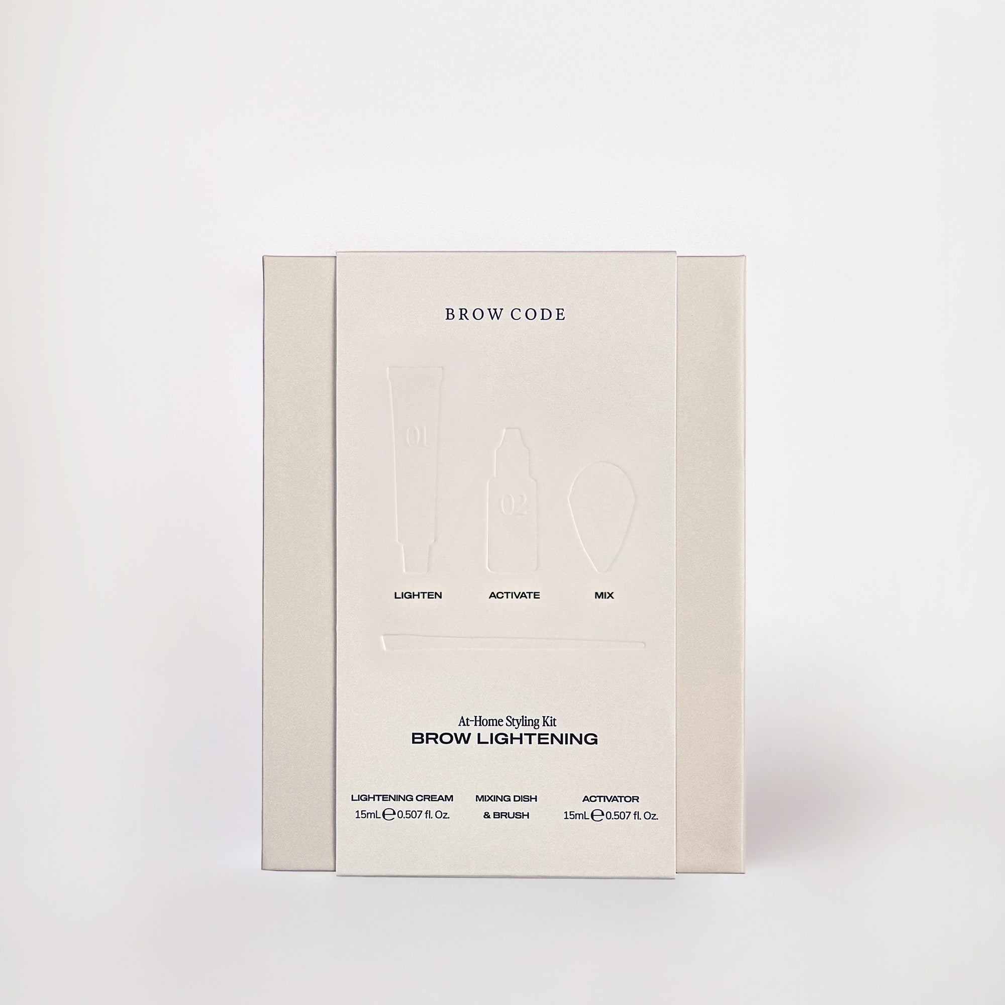 Brow Code Brow Lightening Kit – At-Home System to Brighten & Soften ...